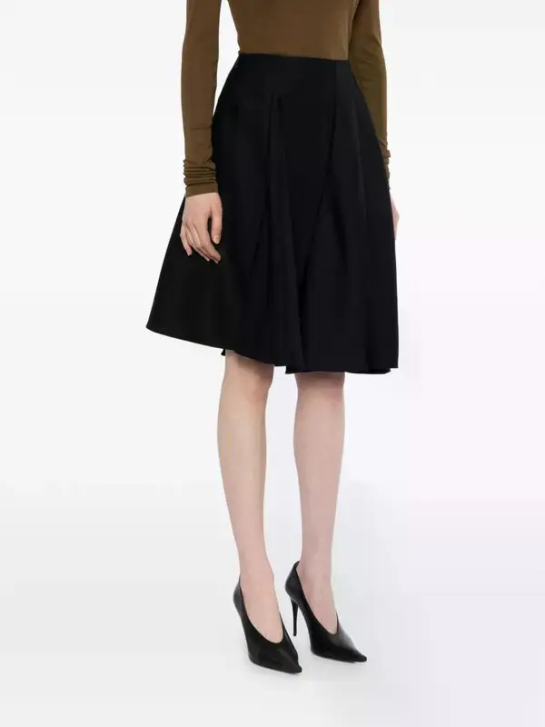 JNBY Asymmetric Pleated Skirt