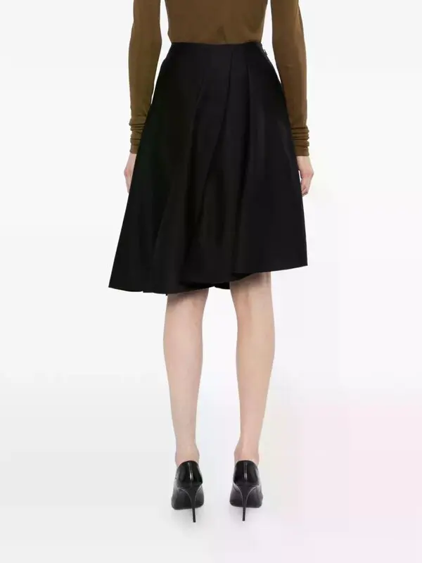 JNBY Asymmetric Pleated Skirt