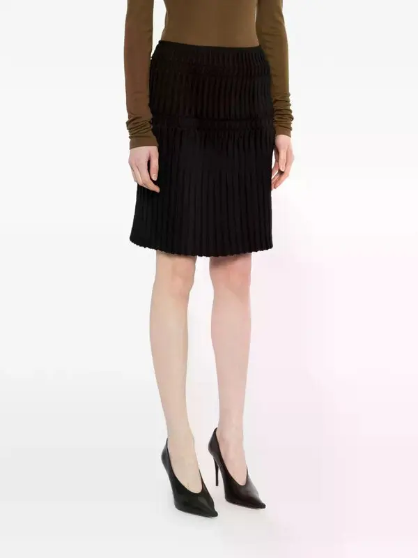 JNBY Geometric Pleated A-line Skirt