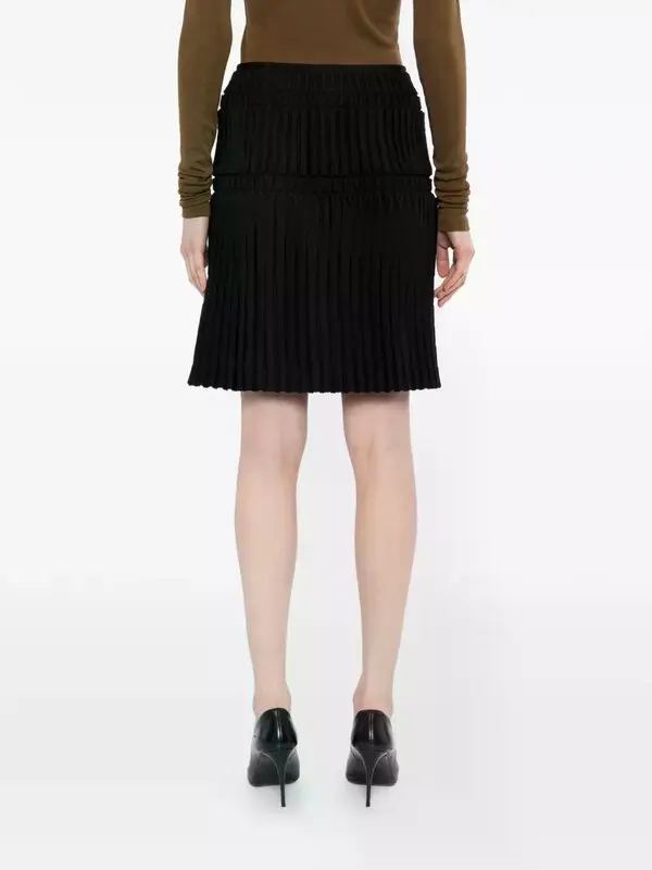JNBY Geometric Pleated A-line Skirt