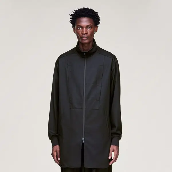 Adidas Y-3 Refined Wool Long Track Top - Black