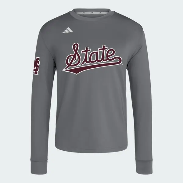 Adidas Mississippi State Bulldogs Dugout Crew - Team Dark Grey / White / Ncaa-mss-77m