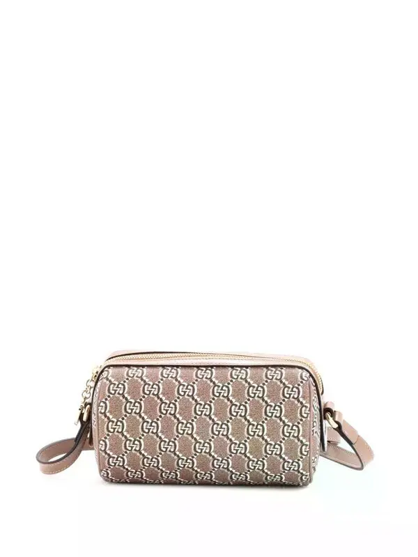 Gucci Cylindrical Gg Shadow Coated Canvas Mini Shoulder Bag