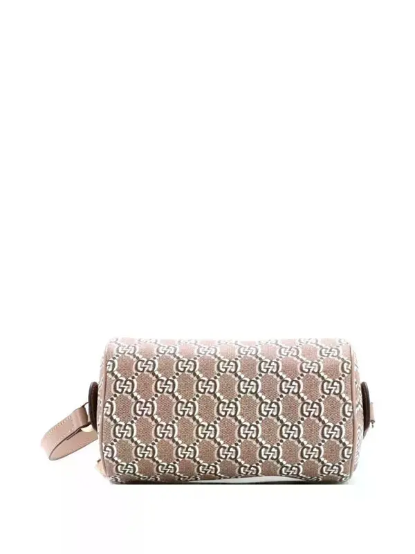 Gucci Cylindrical Gg Shadow Coated Canvas Mini Shoulder Bag