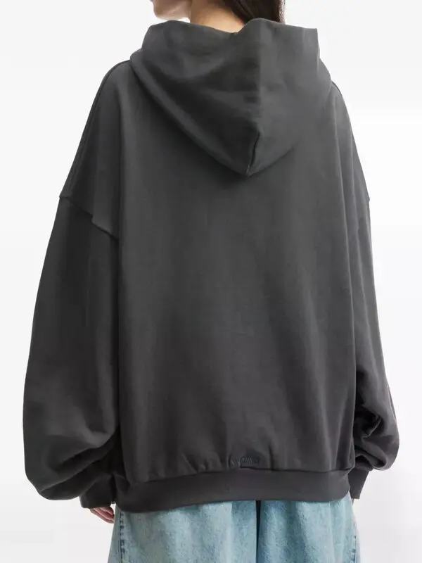 We11Done Graphic Print Hooded Sweatshirt