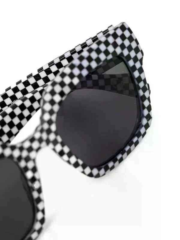 VANS Check-pattern Square-frame Sunglasses