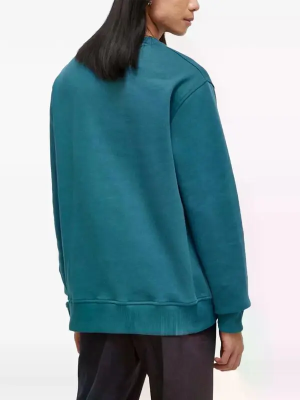 SAMSOE SAMSOE Logo-detail Sweatshirt - Blue