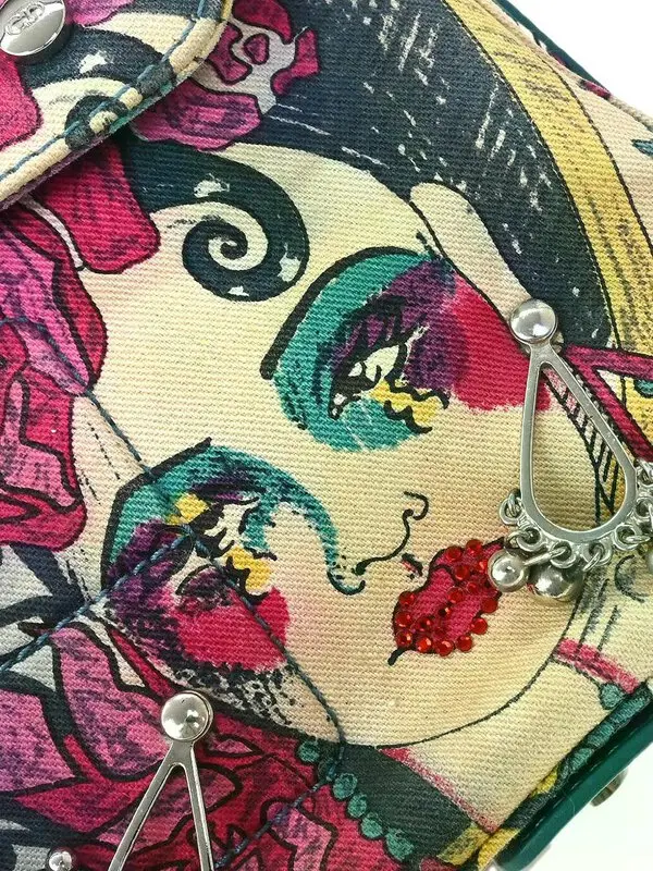 Dior 2004 Columbus Floral-print Tote Bag - Neutrals