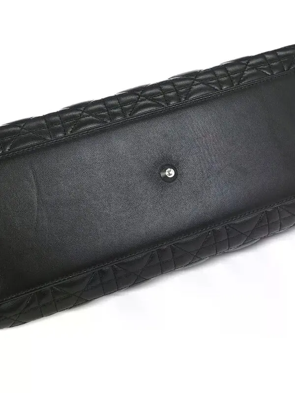 Dior 2012 Lady Cannage Tote Bag - Black