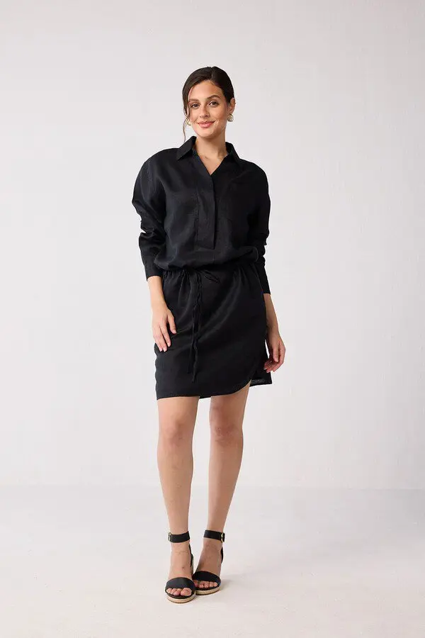 REISTOR Meet Me The Cliff Dress - Black