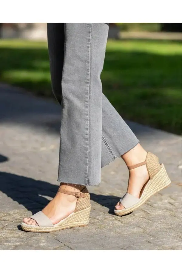 MENINA STEP Jimena Single Band Espadrille Wedge