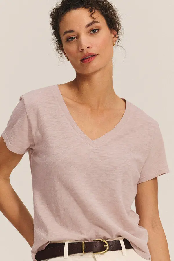 Velvet By Graham & Spencer Elisha Tee - Natural