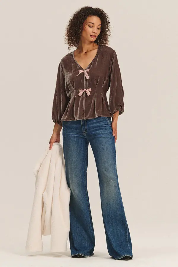 Velvet By Graham & Spencer Elida Silk Top
