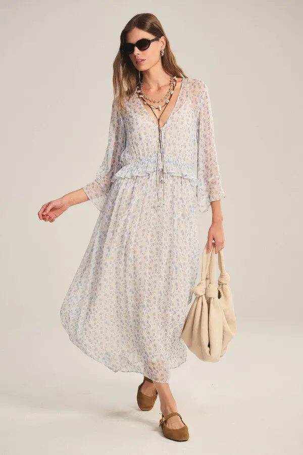 Velvet By Graham & Spencer Aerin Maxi Dress - Blue
