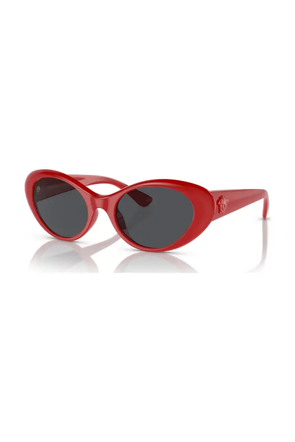 Versace Ve4455u Oval Sunglasses - Red