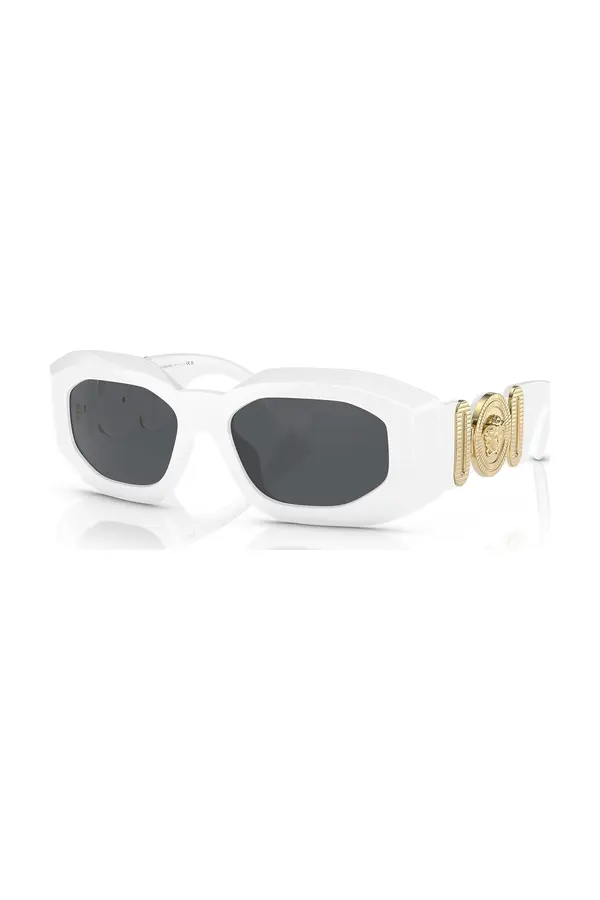 Versace Sunglasses With Medusa Emblem - Grey