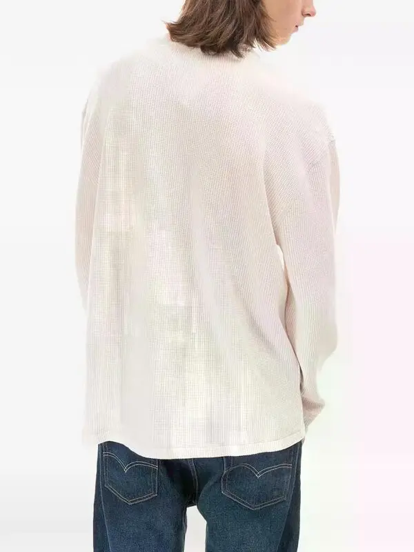 Guess Logo Waffle T-shirt - Neutrals