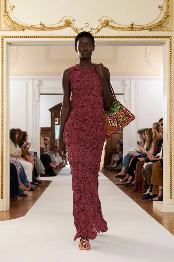 Ulla Johnson Anita Hand Crochet Maxi Dress - Agate