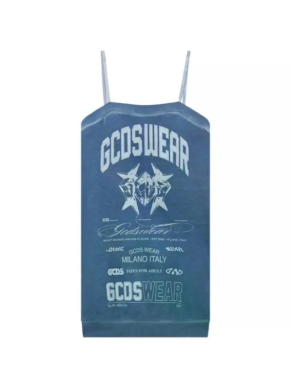 Gcds Printed Mini Dress