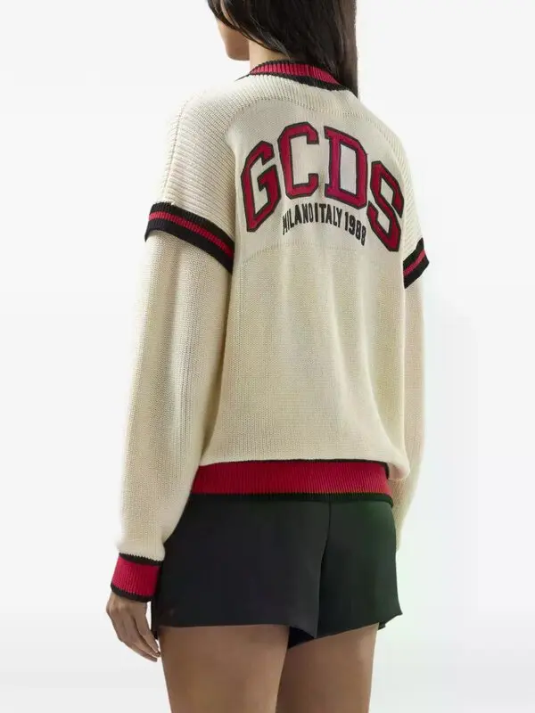 Gcds Logo-print Cardigan