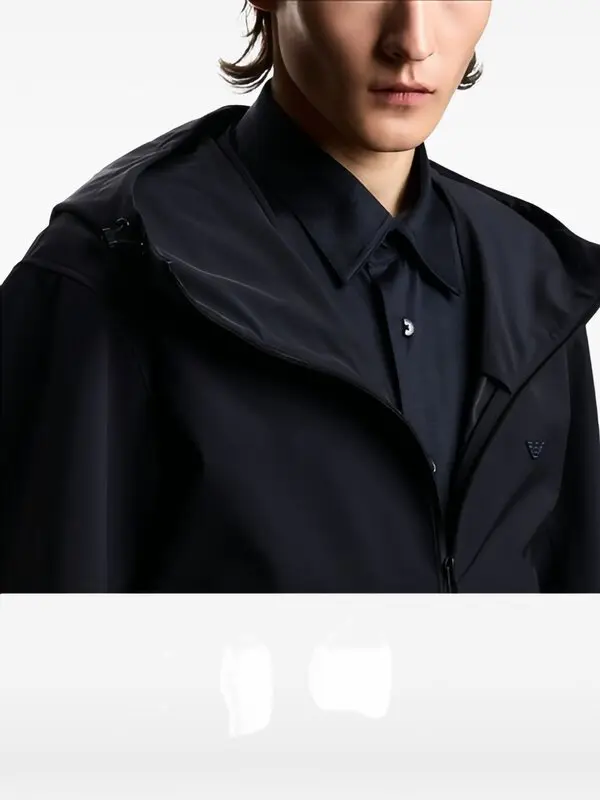 Emporio Armani Cotton Blend Shirt - Blue