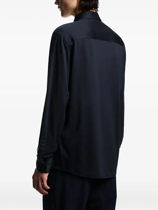 Emporio Armani Cotton Blend Shirt - Blue