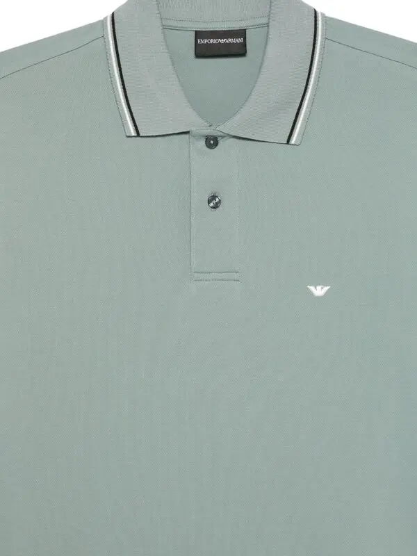 Emporio Armani Logo Cotton Polo Shirt
