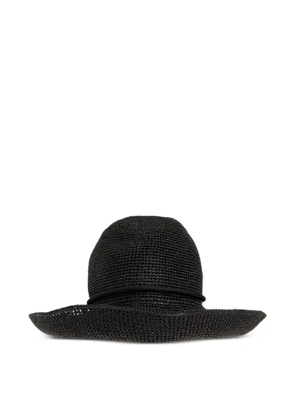 Emporio Armani Cloche Hat - Black