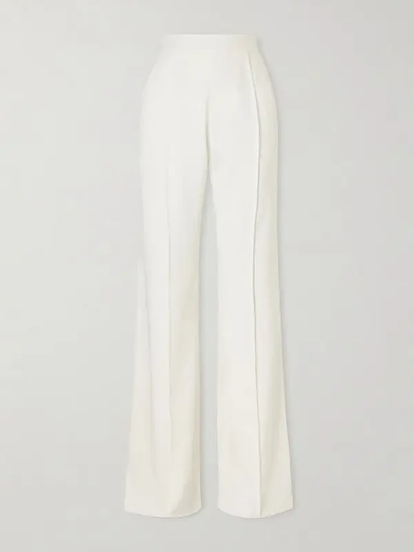 VIVIENNE WESTWOOD Stretch-cady Straight-leg Pants - White