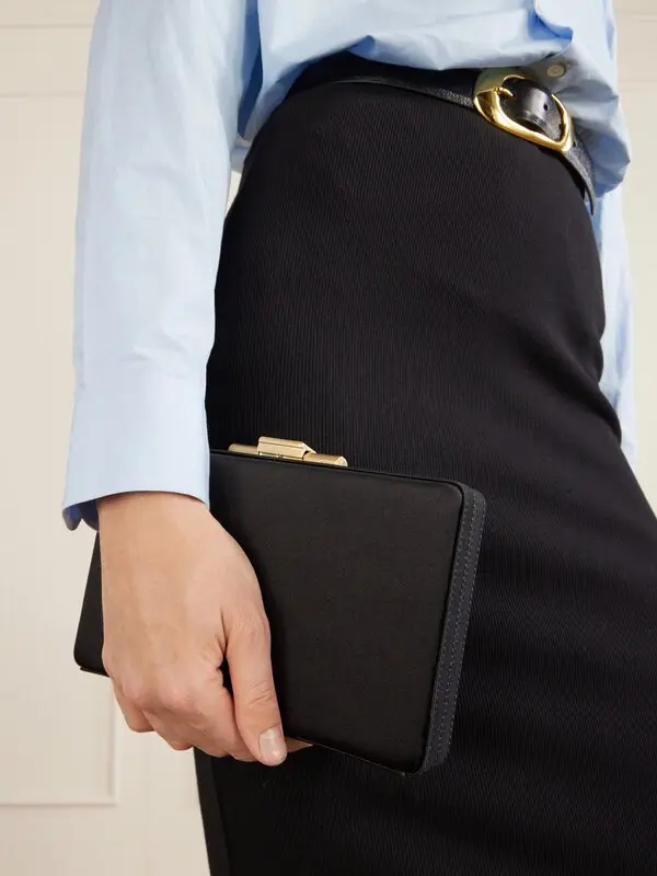Victoria Beckham Box Canvas Clutch