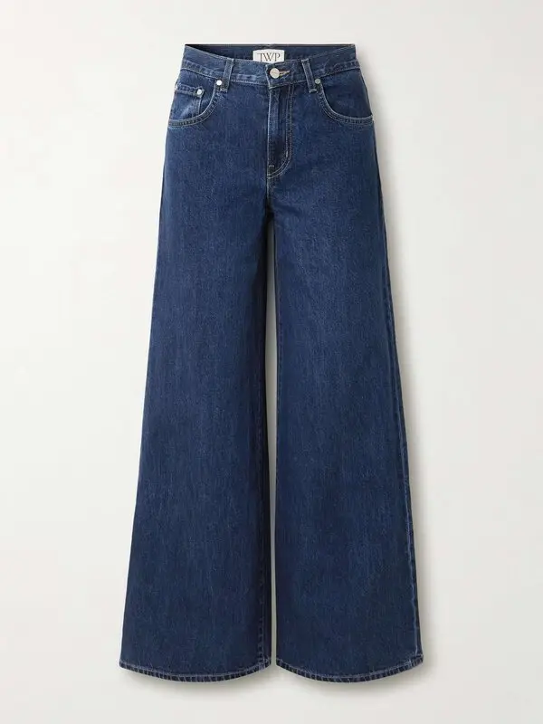 TWP Tiny Dancer Flared Jeans - Mid Denim
