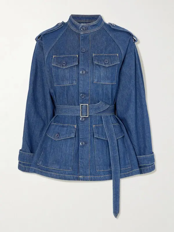 Polo Ralph Lauren Belted Denim Jacket - Blue