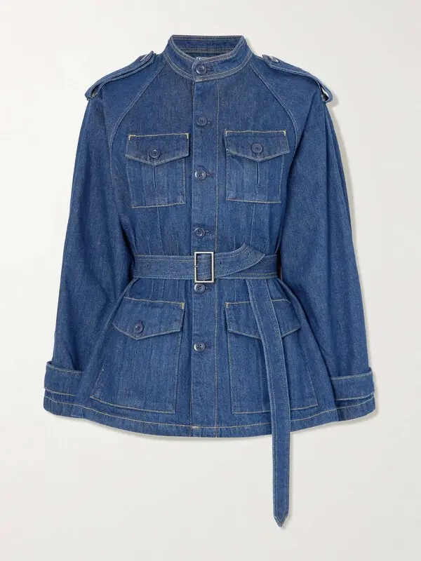 Polo Ralph Lauren Belted Denim Jacket - Dark Denim