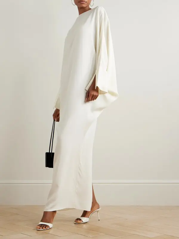 TALLER MARMO Truman Draped Gown - Neutrals