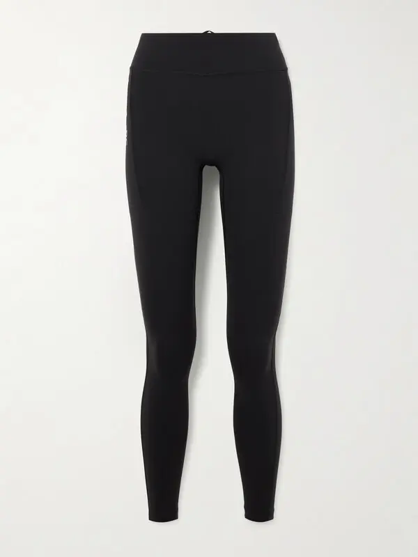 On Performance Paneled Stretch Leggings - Black