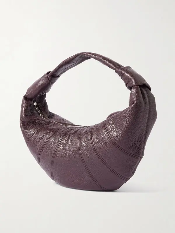 LEMAIRE Croissant Medium Textured-leather Shoulder Bag