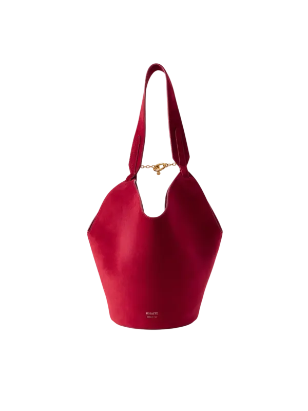 Khaite Lotus Mini Tote - Red