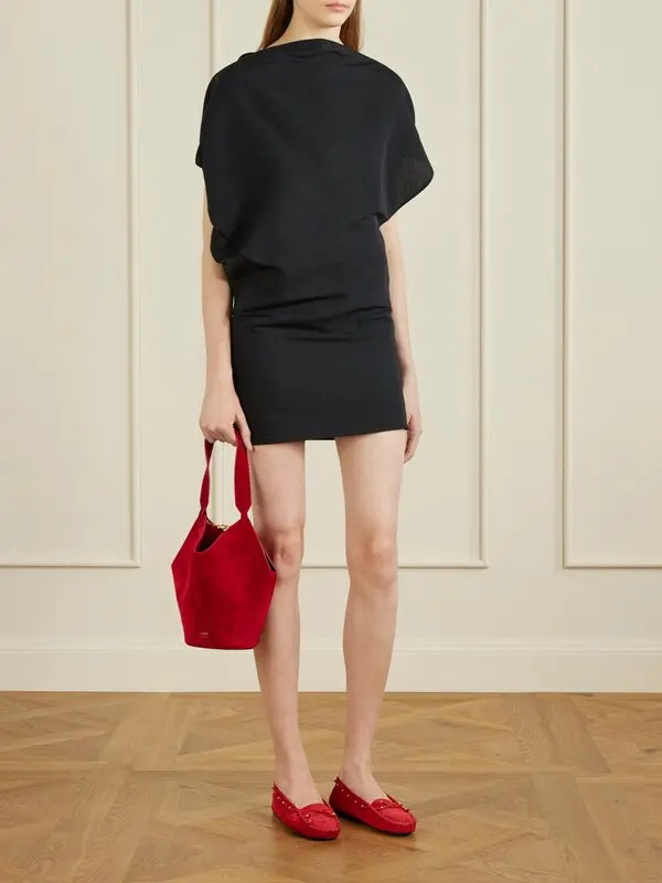 Khaite Lotus Mini Tote - Red