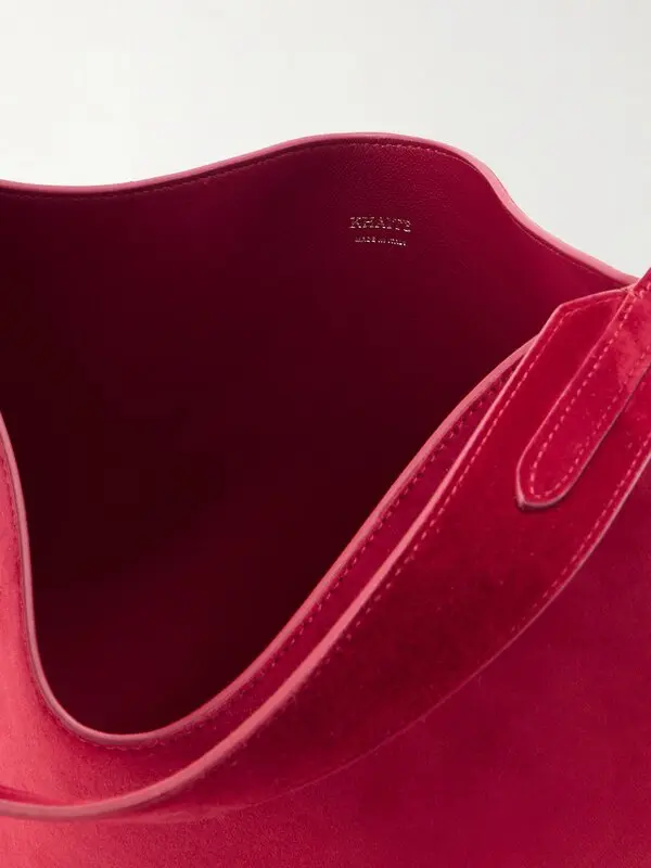 Khaite Lotus Mini Tote - Red