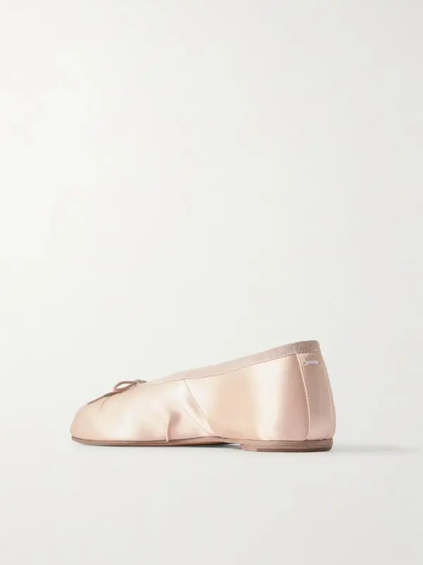 MAISON MARGIELA Tabi Split-toe Satin Ballet Flats