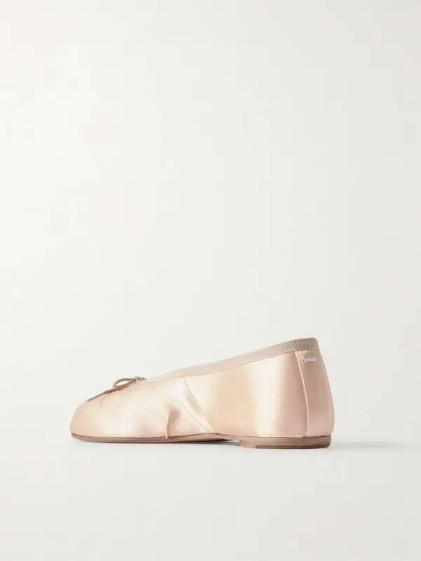 MAISON MARGIELA Tabi Split-toe Satin Ballet Flats