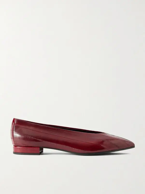 Loro Piana Rebecca Eel Ballet Flats