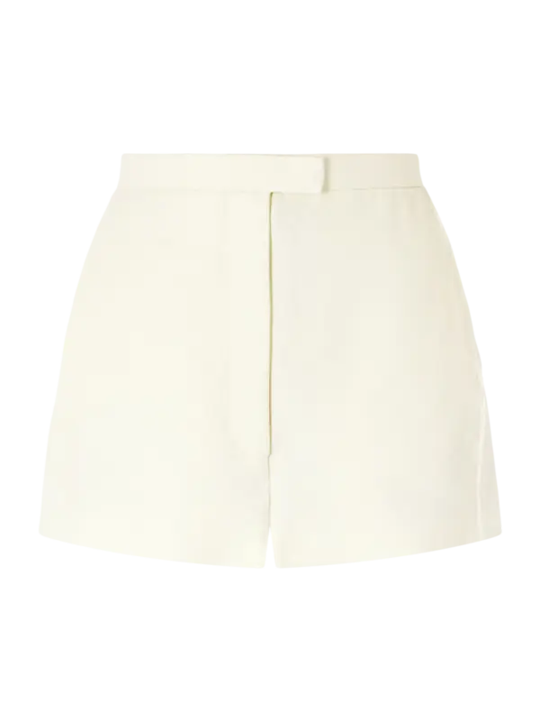 Khaite Blane Linen Shorts - Neutrals