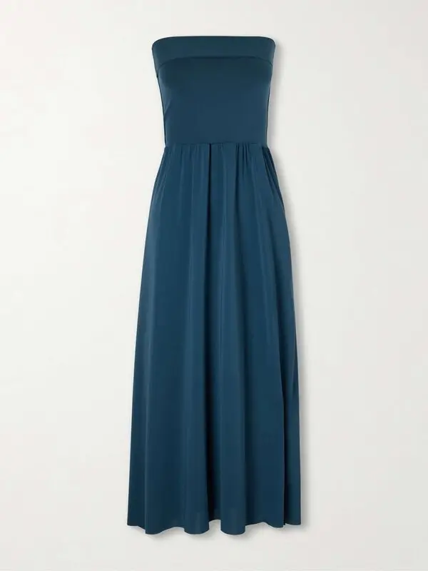 ERES Oda Strapless Maxi Dress - Navy