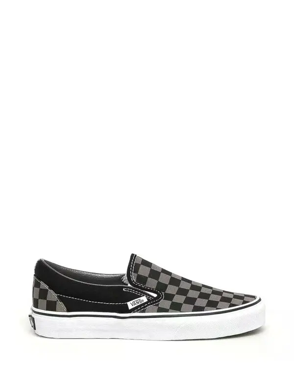VANS Checked Slip-on Sneakers - Black