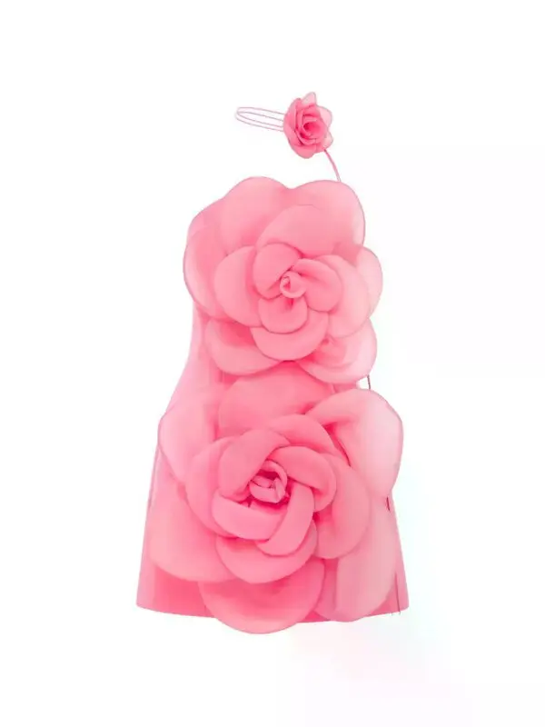 LEO LIN Floret Flower Mini Dress - Pink