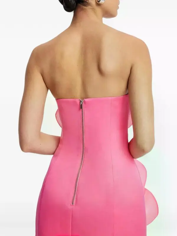 Leo Lin Floret Flower Mini Dress - Pink | Editorialist