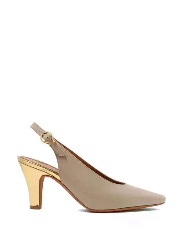 POLLINI Leather Pumps - Neutrals
