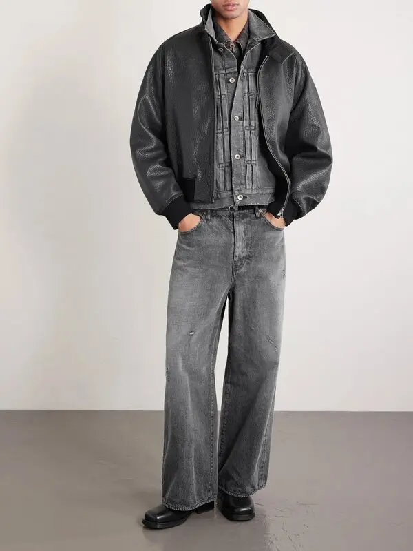 Sacai Beyondexx Distressed Denim Jacket