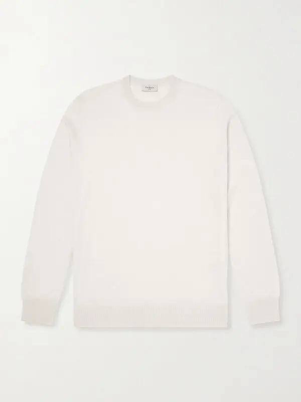 PIACENZA CASHMERE 1733 Mulberry Silk And Cashmere-blend Sweater